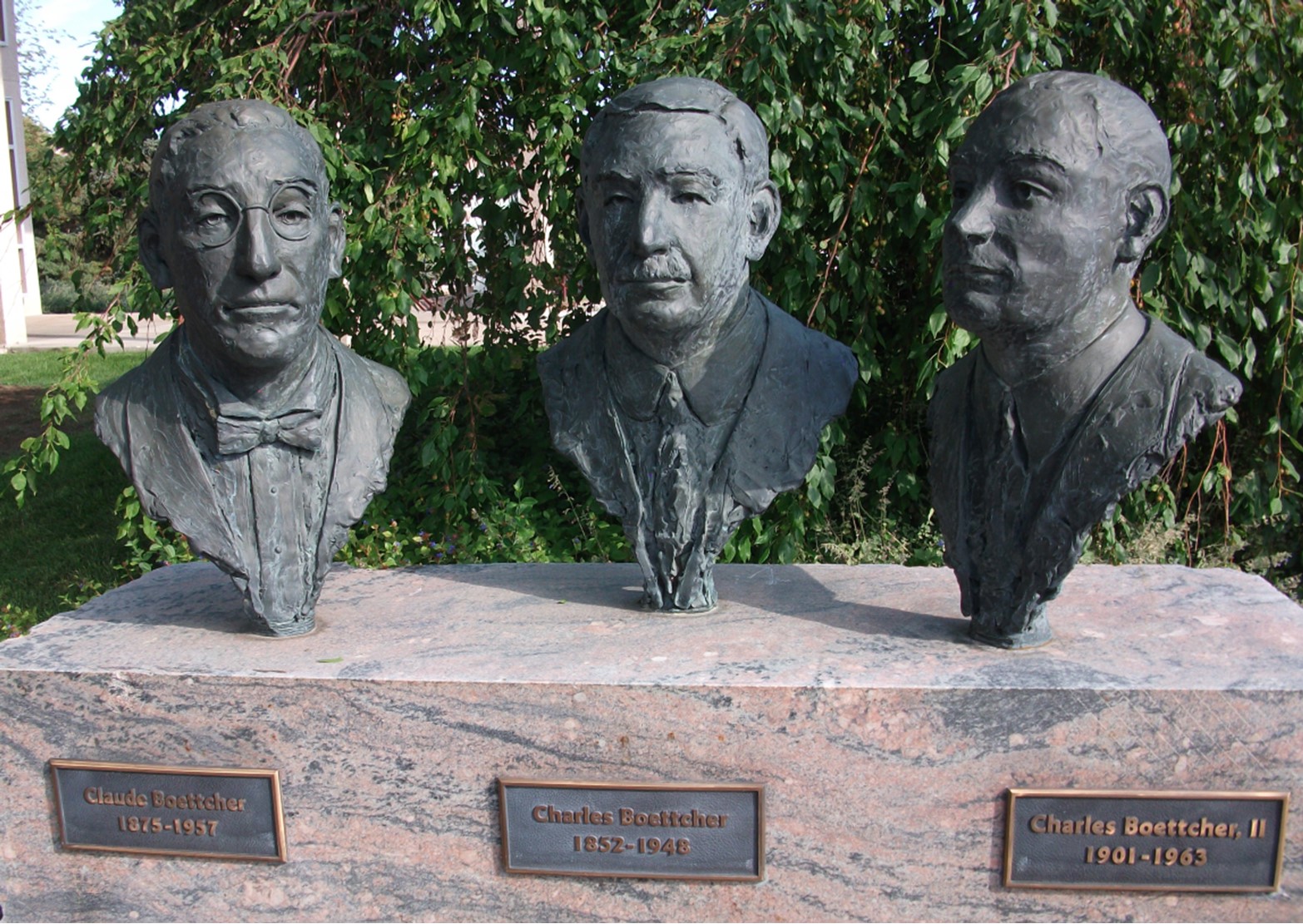 Colonnade of Civic Benefactors, #14, Mr. & Mrs. Claude K. Boettcher ...